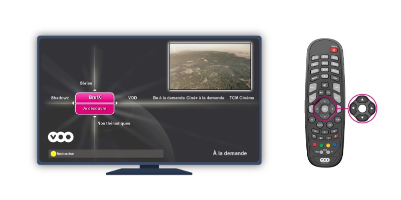 Activer un contenu TV via mon VOOcorder, ma box .évasion ou via myVOO