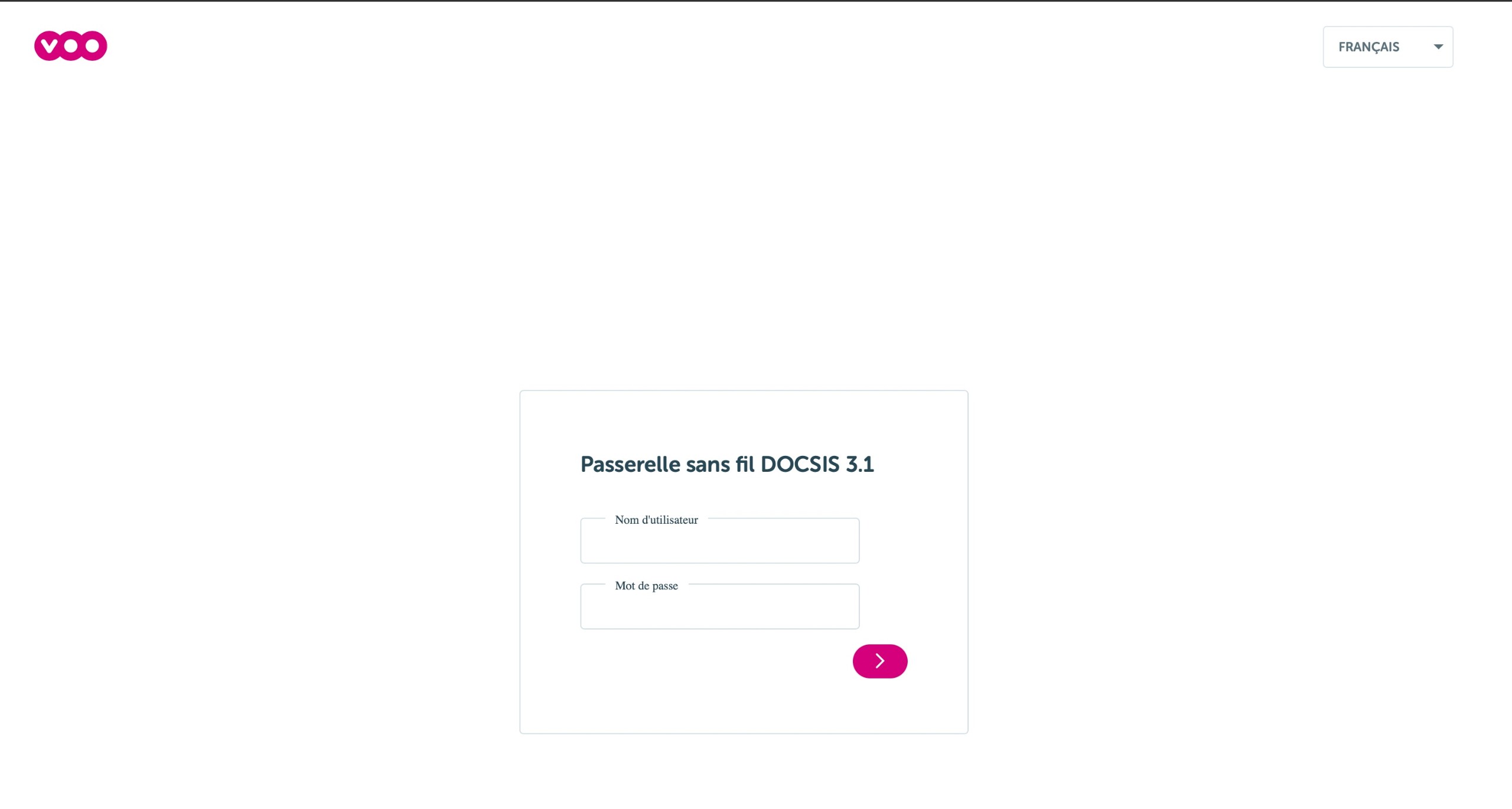 Modem VOO : configurer le débit maximum en wifi