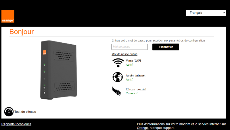Comment ouvrir des ports avec le modem Orange CGA437A