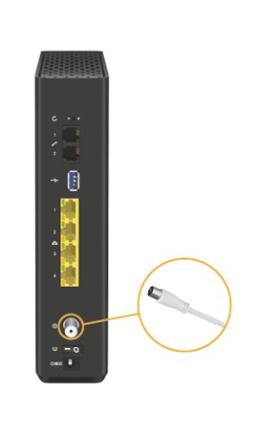 Vérifier le branchement du modem VOO