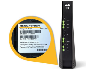 Trouver le modèle de votre modem VOO