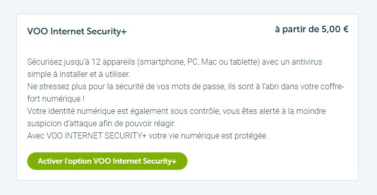 Tout savoir sur VOO INTERNET SECURITY+ (VIS+)