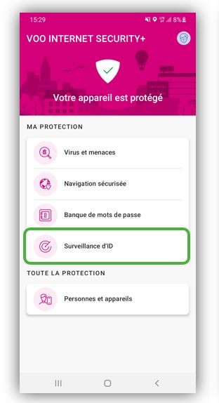 Comment utiliser VOO IDENTITY PROTECTION