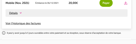Consulter et payer mes factures sur myVOO