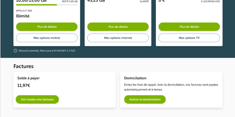 Consulter et payer mes factures sur myVOO