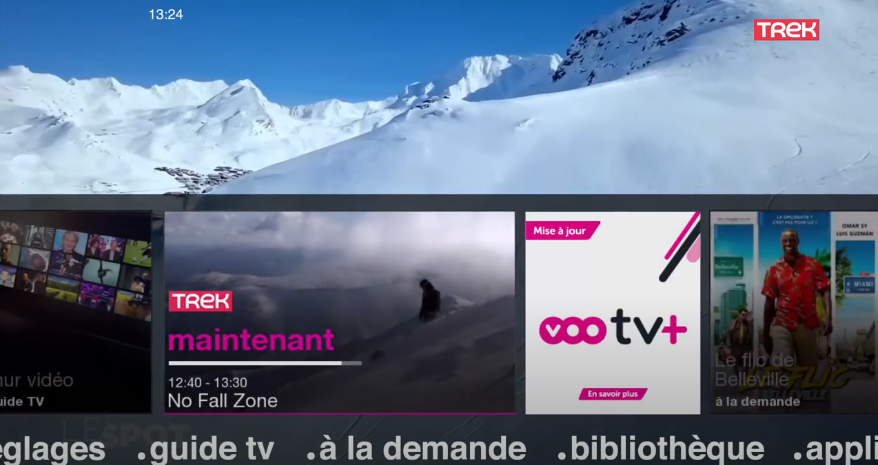 Installer app VOO TV+