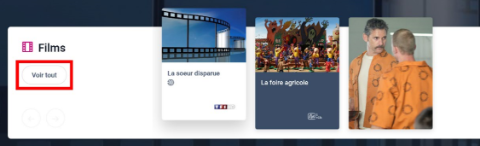 Accéder à un contenu TV dans l'app VOO TV+