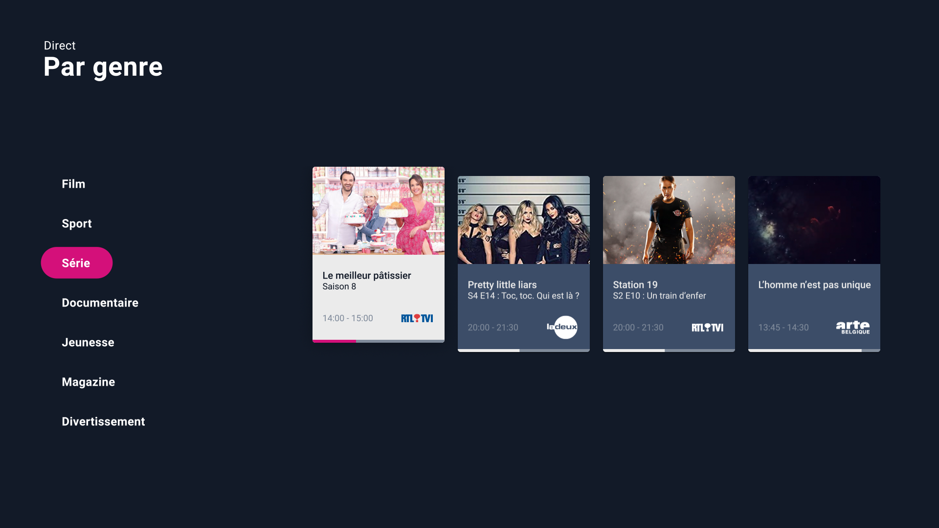 Trouvez votre Live TV VOO TV+