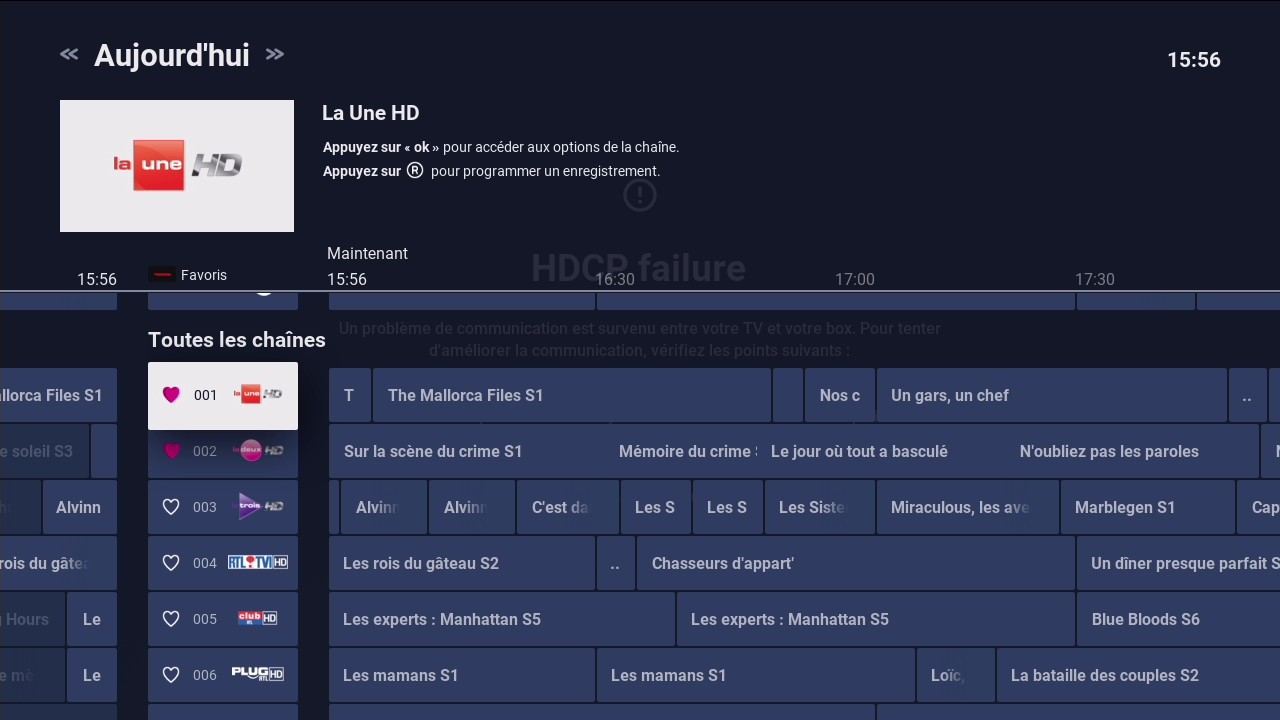 Gérez votre liste de chaînes en favoris de VOO TV+
